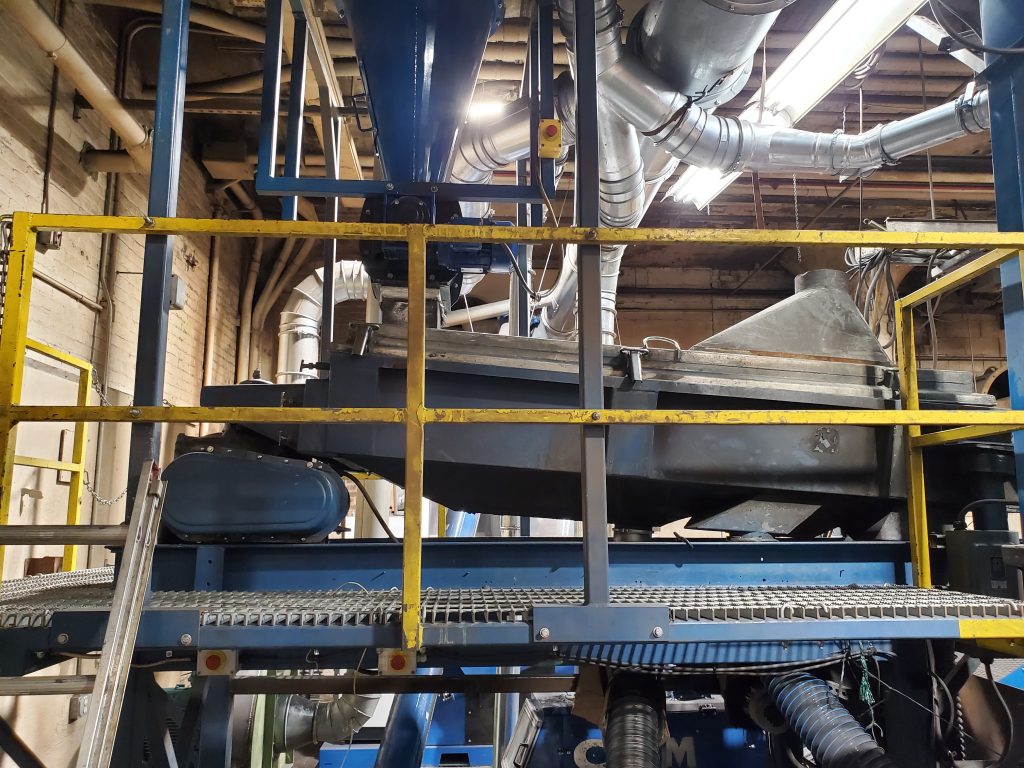 Used Rotex Triple Deck Screener - Cable Management